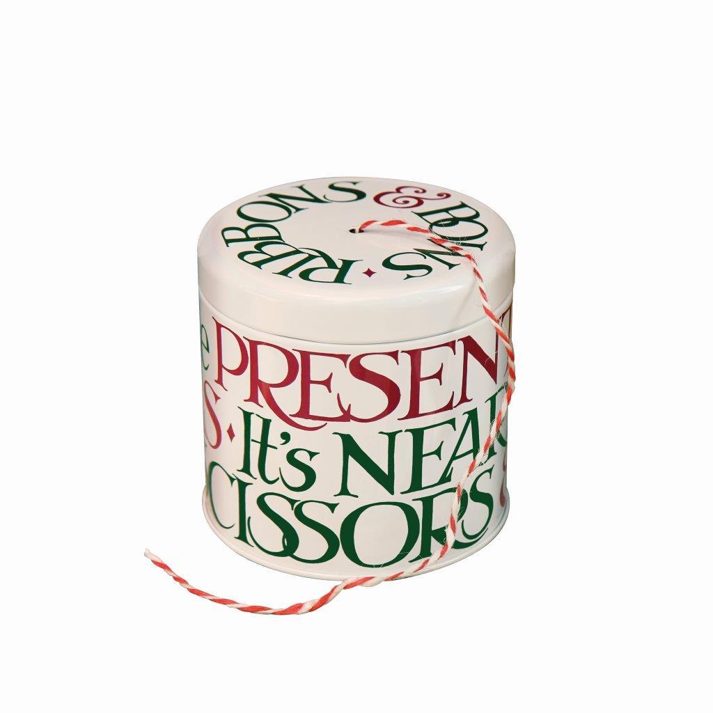 Emma Bridgewater - Ribbons & Bows - String Tin - Christmas Toast – MadMolly