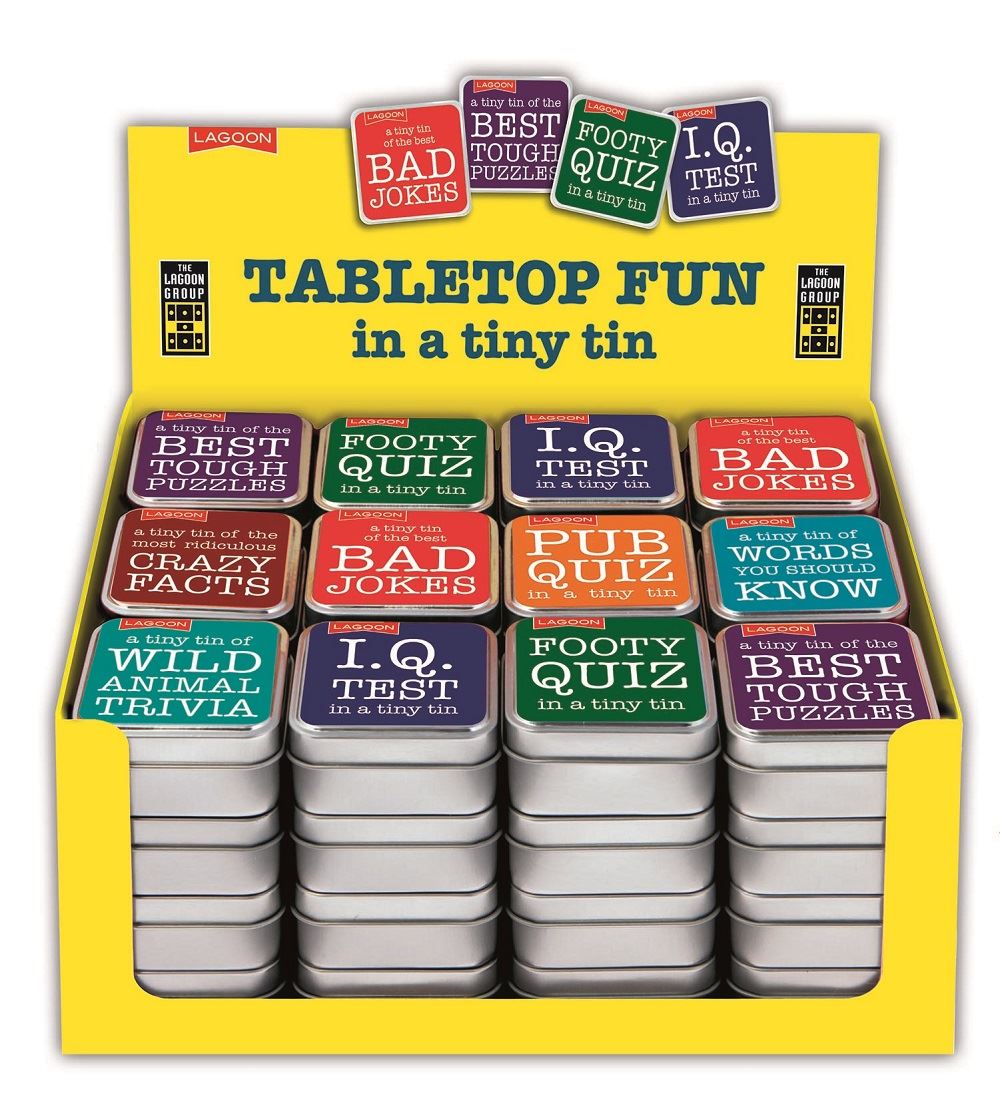 Lagoon - Table Top Fun In A Tiny Tin - 8 Designs Available – MadMolly